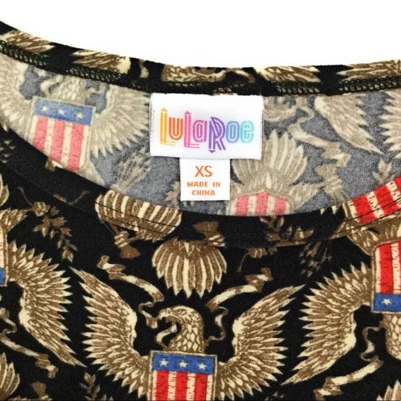 LuLaRoe | Tops | New Lularoe Irma Tunic Top Womens Eagle Patriotic ...